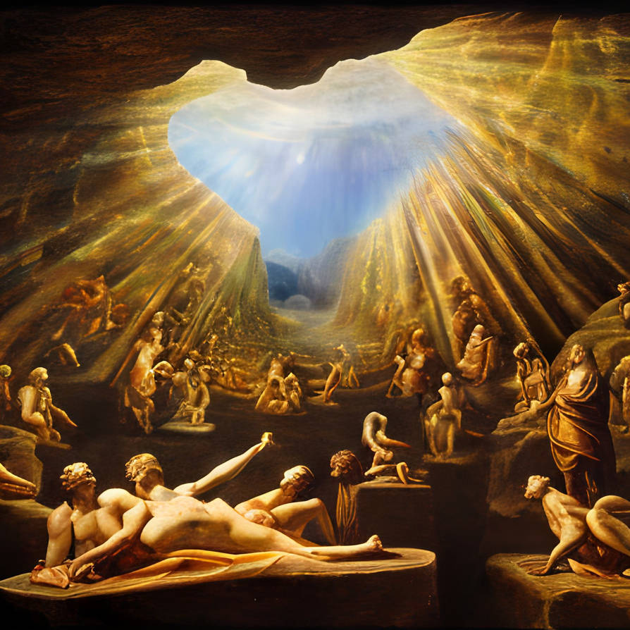 Plato allegory of the cave by 3DBlasphemy on DeviantArt Plato allegory of the cave by 3DBlasphemy on DeviantArt