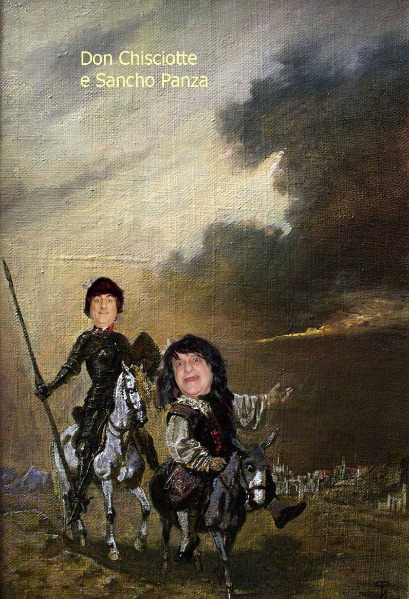 don chisciotte e sancho panza by naturalbodyartist on DeviantArt