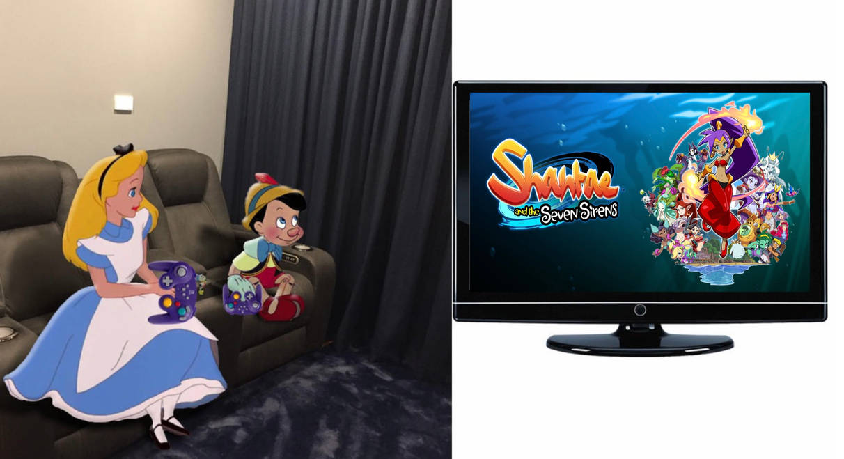 A And P Playing Shantae And The Seven Sirens By Xdeviantartfan1999x On
