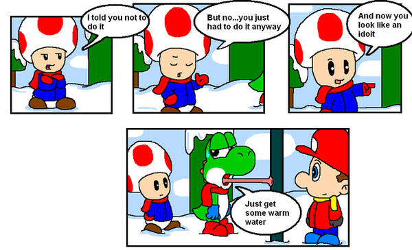 stuck by Nintendrawer on DeviantArt