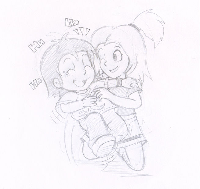 Commish Here Comes The Tickle Monster By Nintendrawer On Deviantart