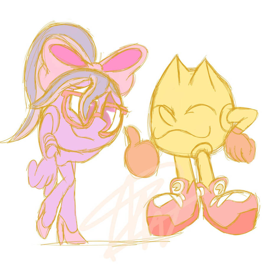 Cyli Dresses Up As Mrspac Man And Pac Loves It By Mrsgalaxy122 On Deviantart