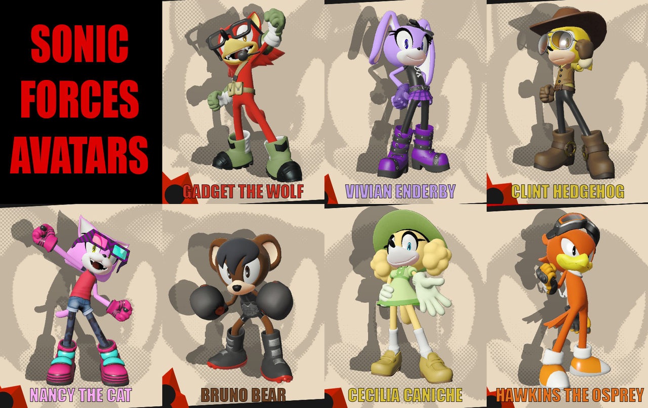 Sonic Forces Avatars By Death Driver 5000 On Deviantart