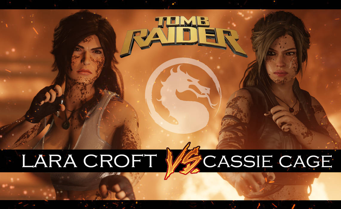Lara Croft Vs Cassie Cage On Youtube Now By Monstersmashgraves On