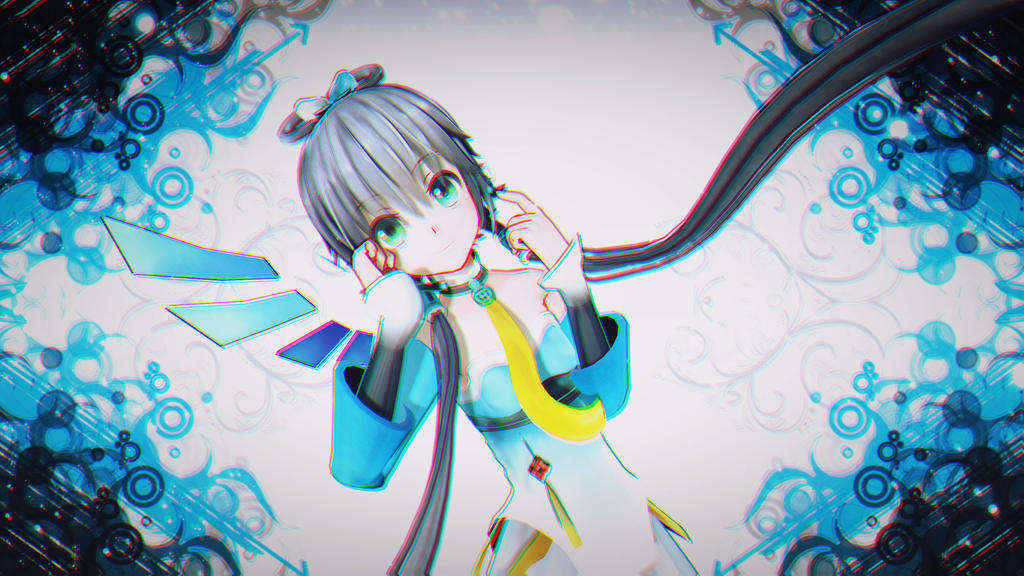 Mmd Live In Blue Luo Tianyi By Buga Senpai On Deviantart