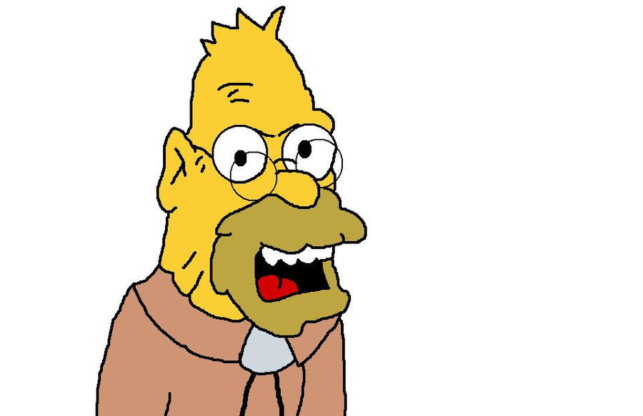 Grandpa Simpson By Applefur On Deviantart