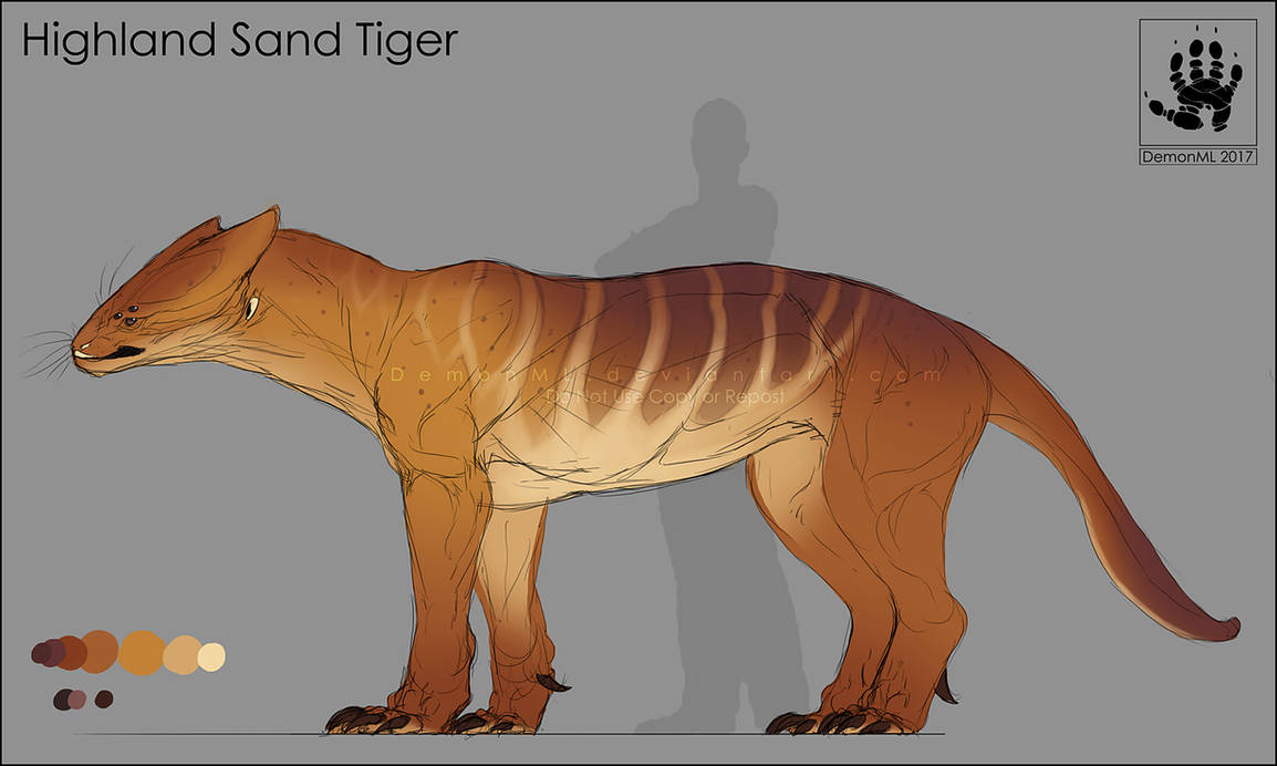 Highland Sand Tiger by DemonML on DeviantArt Highland Sand Tiger by DemonML on DeviantArt