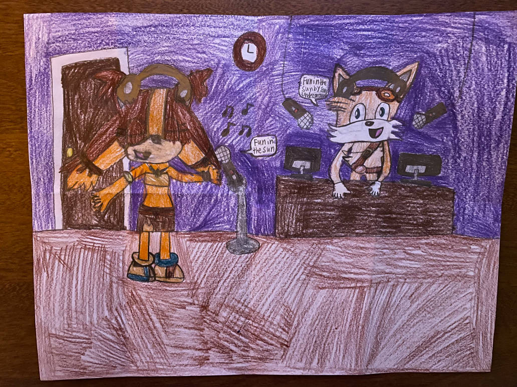 Sonic Boom Sticks And Tails In A Radio Station By Muthoni16 On Deviantart