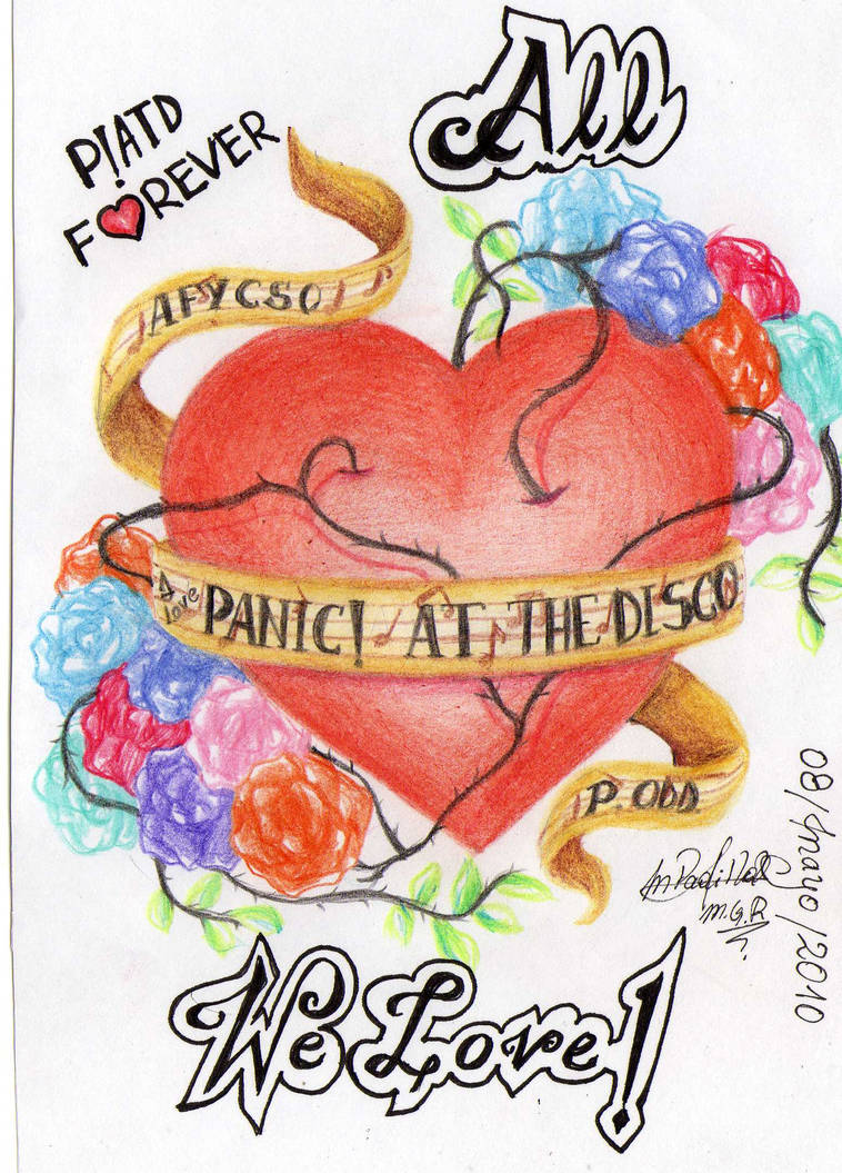 Panic At The Disco Heart By Melindaphantomhive On Deviantart