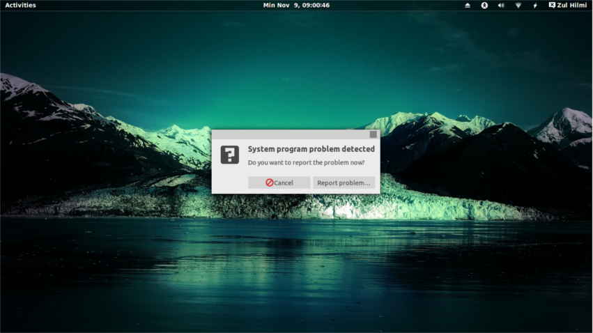 Error Message Apport On Ubuntu 13 04 By Hilmizul On Deviantart