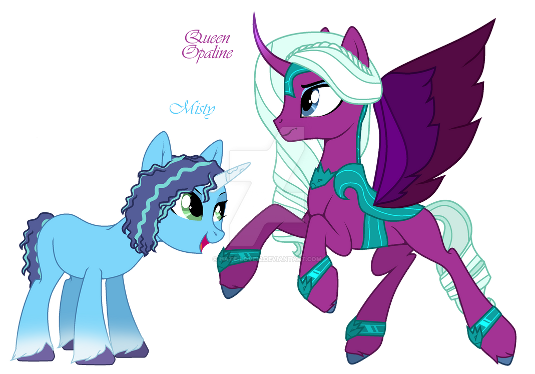 Queen Opaline And Misty By Hate Love12 On Deviantart
