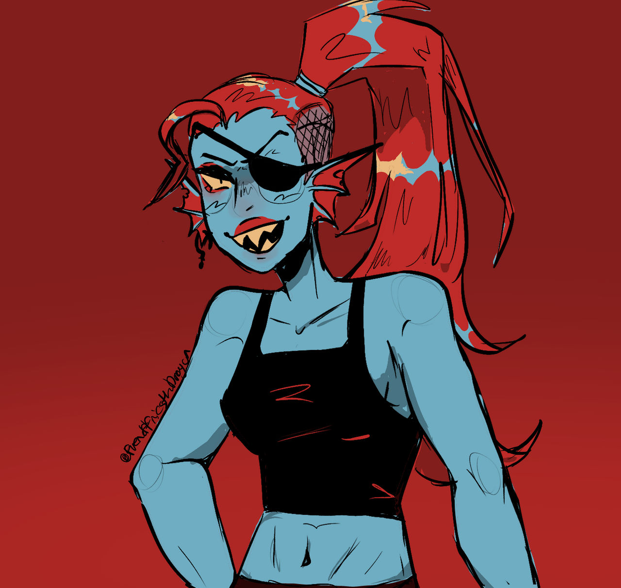 Undyne By Frenchfriesthedragon On Deviantart