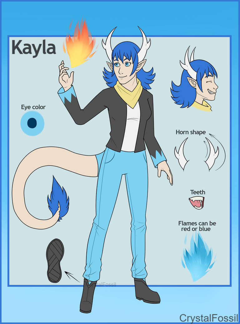 Kayla Reference 2019 By Crystalfossil On Deviantart