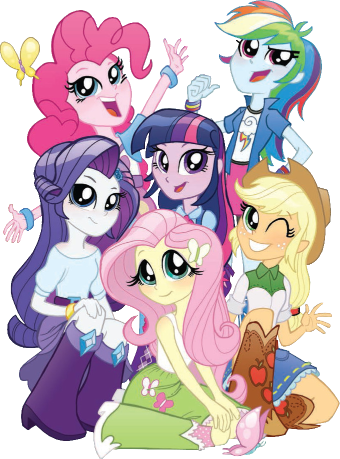 Mlp Eg The Mane 6 2 By Figyalova On Deviantart