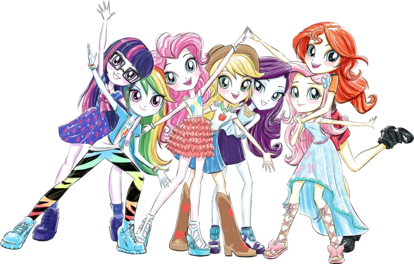 MLP-EG (Digital Series) - The Mane 7 Stock Art by FigyaLova on DeviantArt MLP-EG (Digital Series) - The Mane 7 Stock Art by FigyaLova on DeviantArt