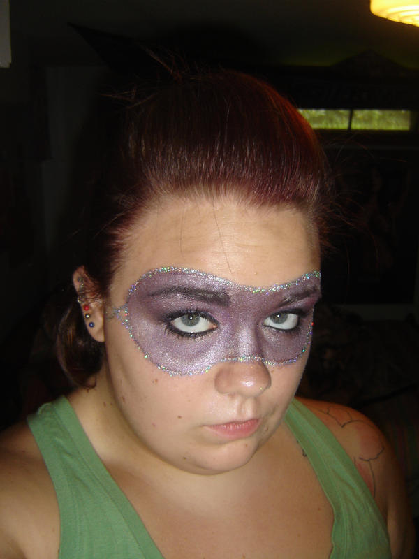 Purple Glitter Mask By Smashley2005 On Deviantart