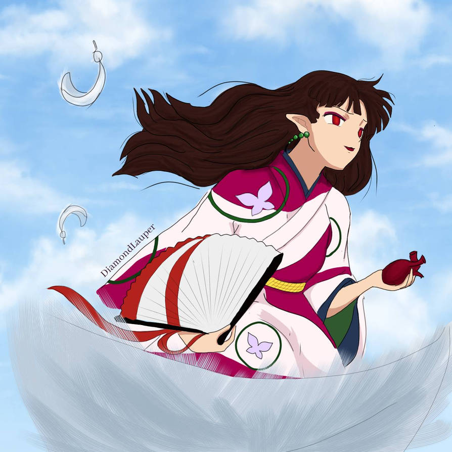 Free As The Wind Kagura Inuyasha By Diamondlauper On Deviantart