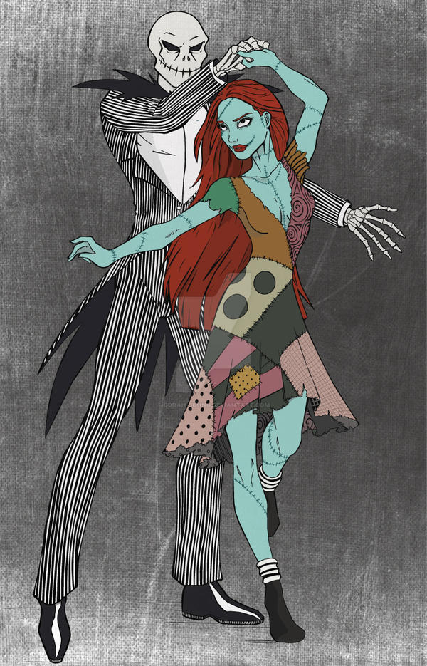 Jack And Sally Colors By Sorah Suhng On Deviantart