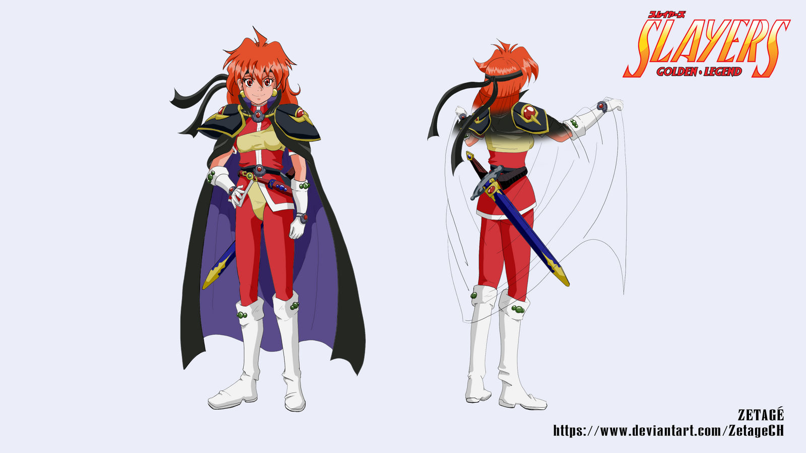 Lina Inverse Slayers Settei By Zetagech On Deviantart