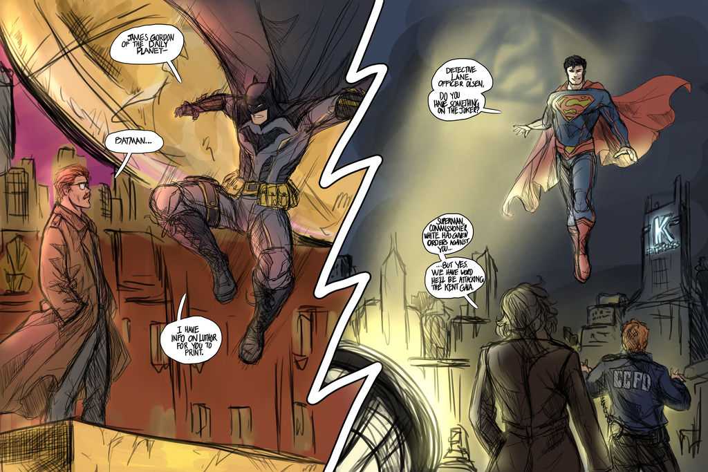 Batman Superman Swap By Ashirogi28 On Deviantart