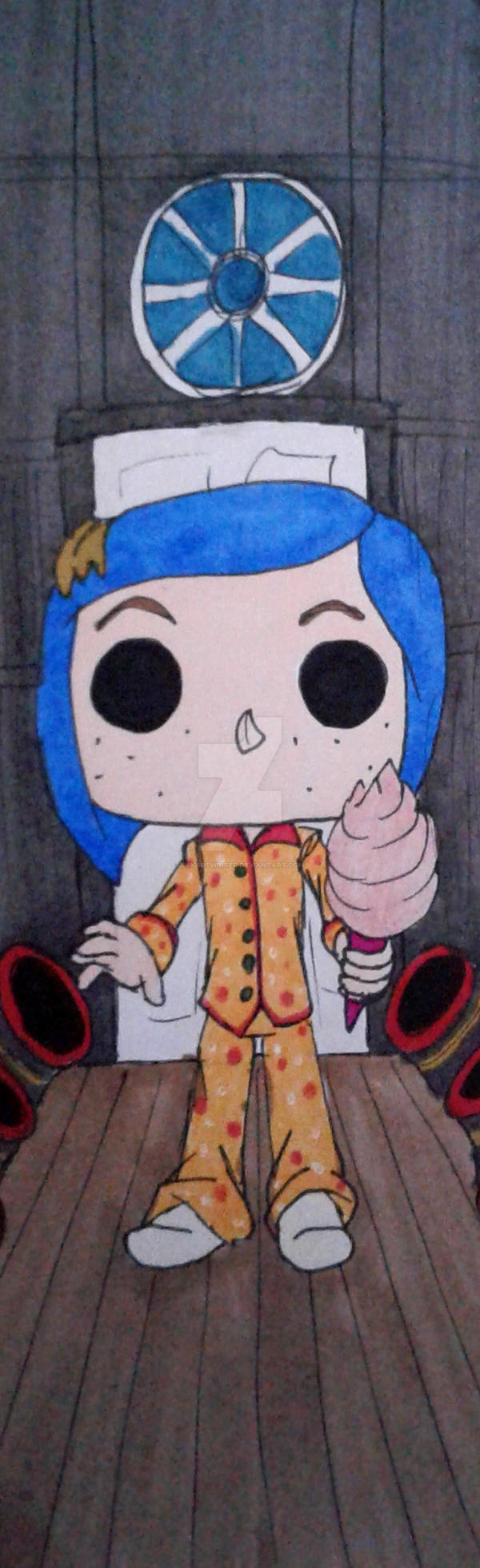 Pop Figure Bookmark Coraline In Pajamas By Inkartwriter On Deviantart