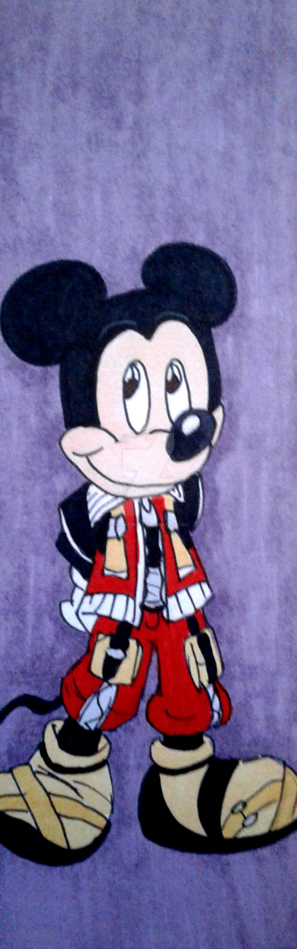 King Mickey Mouse Bookmark By Inkartwriter On Deviantart