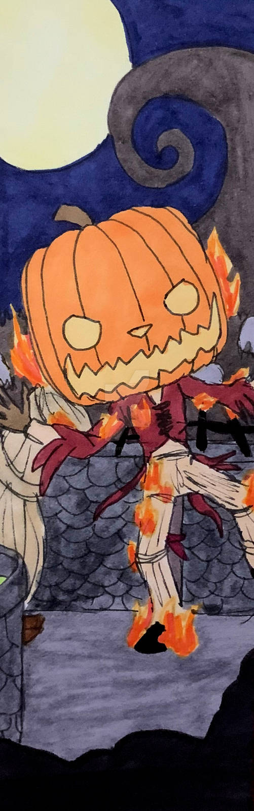 Pop Figure Bookmark Jack As Pumpkin King By Inkartwriter On Deviantart