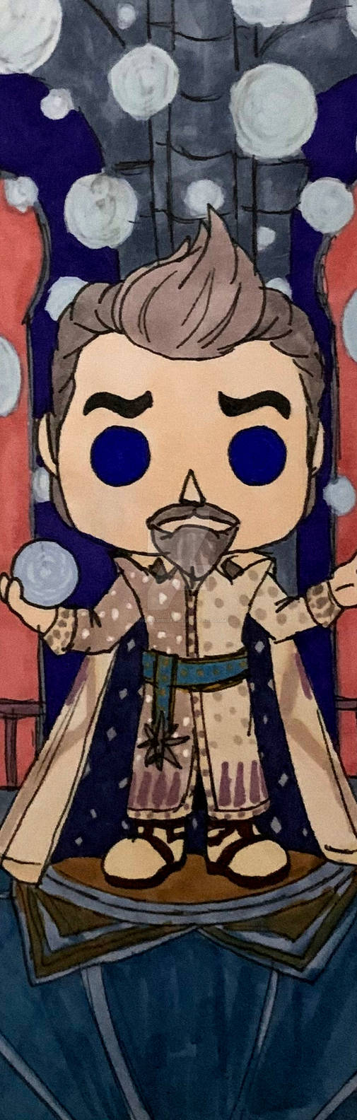 Pop Figure Bookmark King Magnifico By Inkartwriter On Deviantart