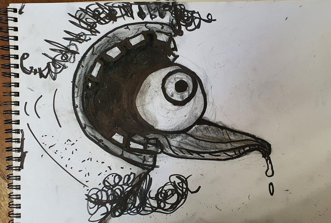 Eyeball On Tongue By Gunman85 On Deviantart