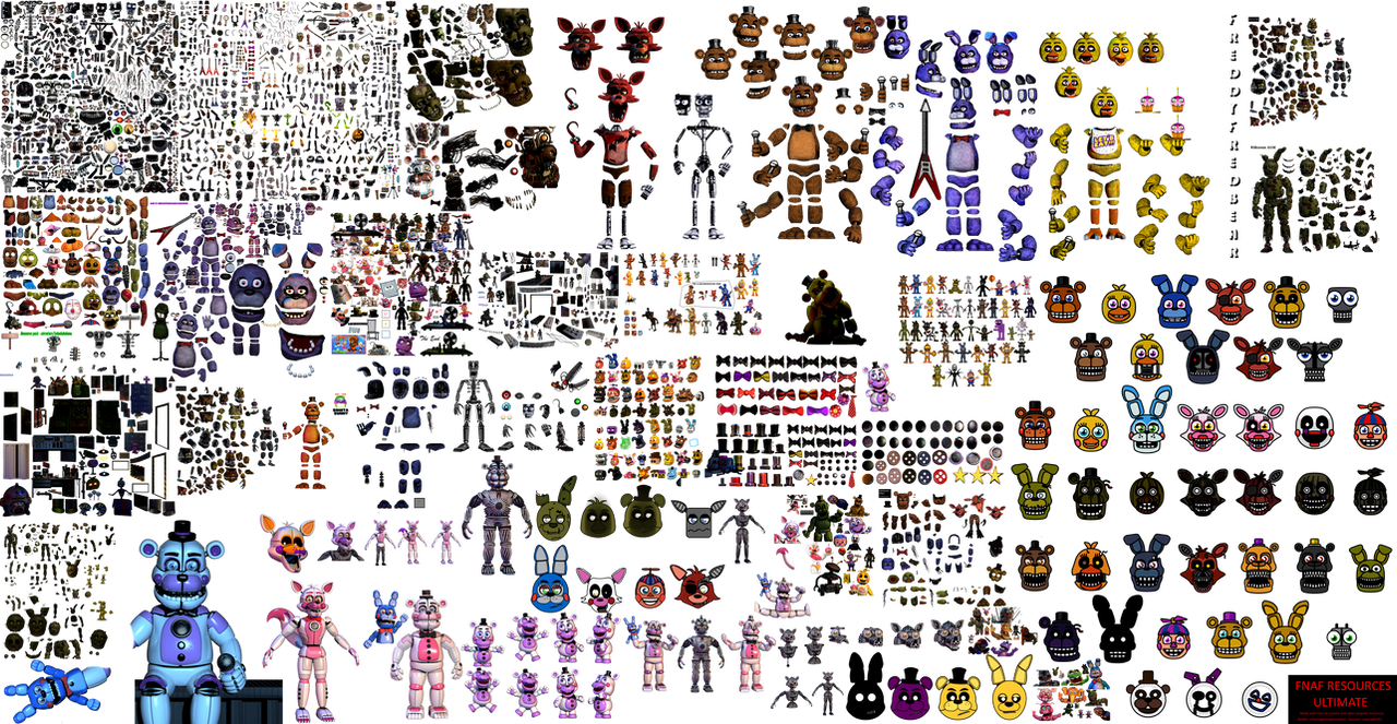 Fnaf Resources Ultimate By Fangamerenders2020 On Deviantart