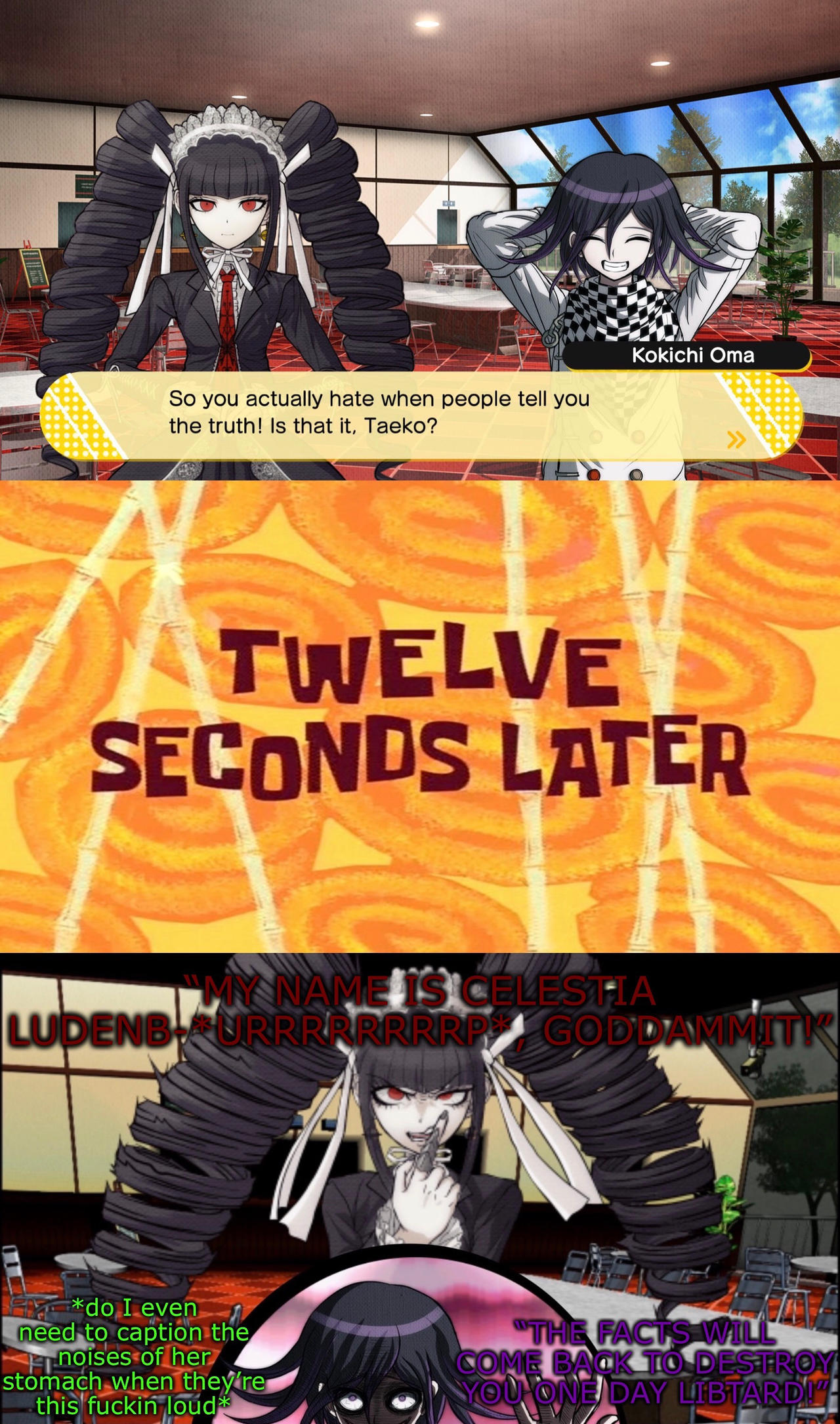 Kokichi gets destroyed for facts and logic by MinatoEmosato on DeviantArt Kokichi gets destroyed for facts and logic by MinatoEmosato on DeviantArt