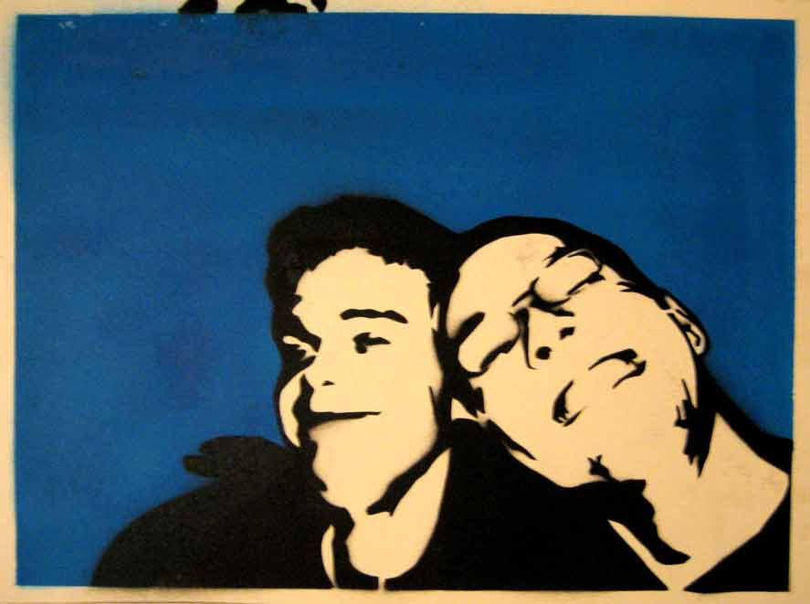stencil friends II by orangutandesign on DeviantArt