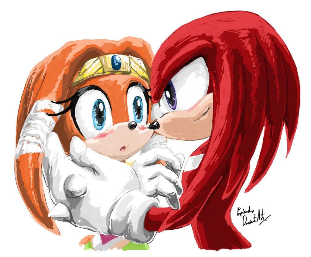 Tikal And Knuckles By Propimol On Deviantart