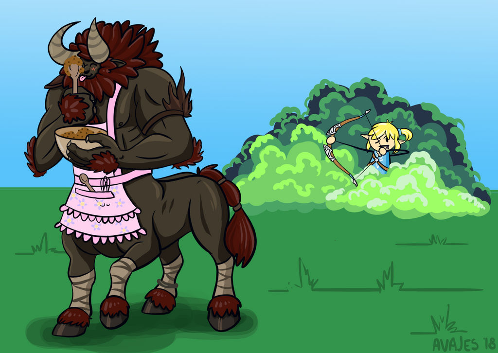 Link And Lynel By Avajes On Deviantart