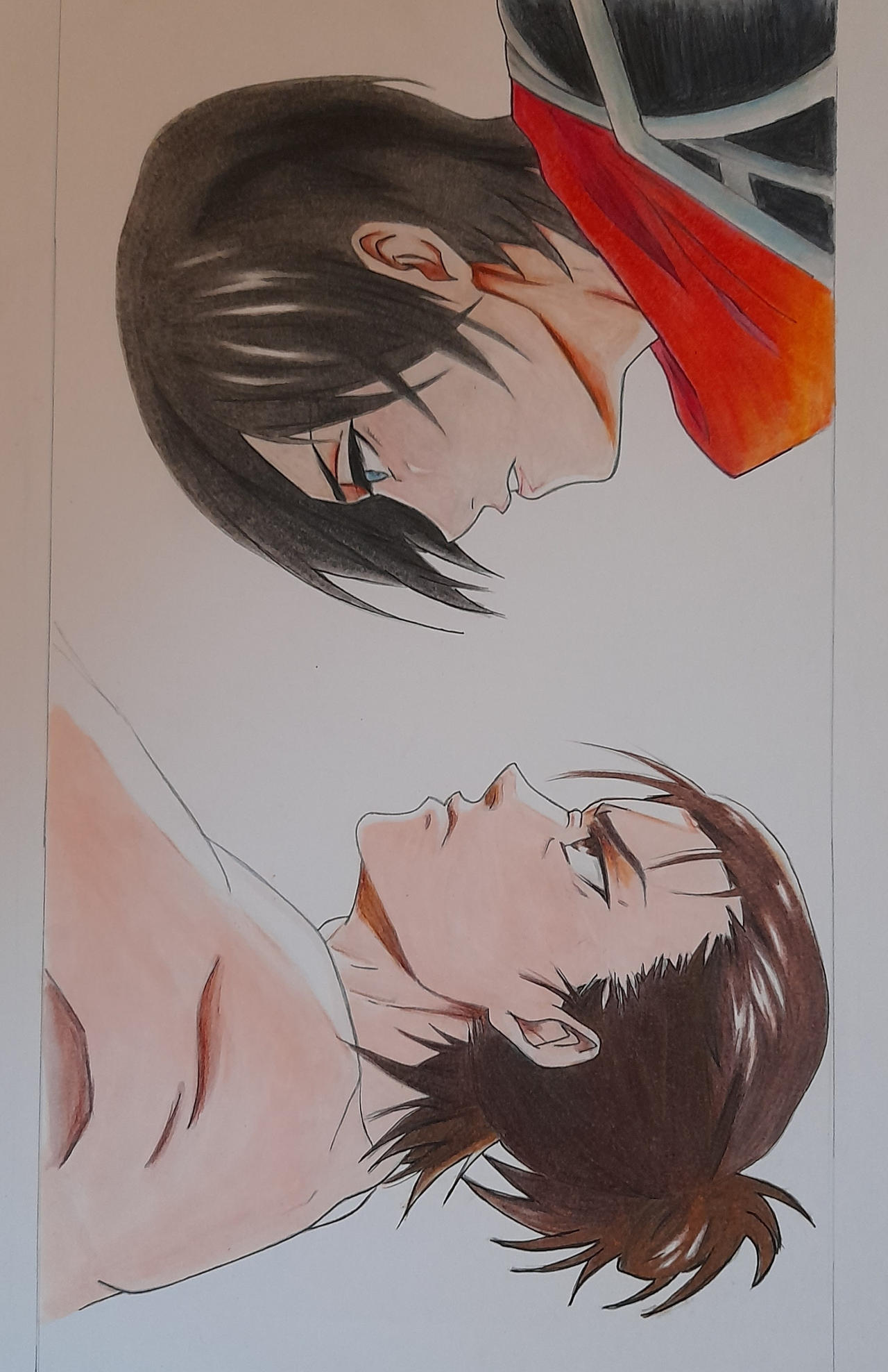 Eren Mikasa Fanart By Batis Anime Art On Deviantart