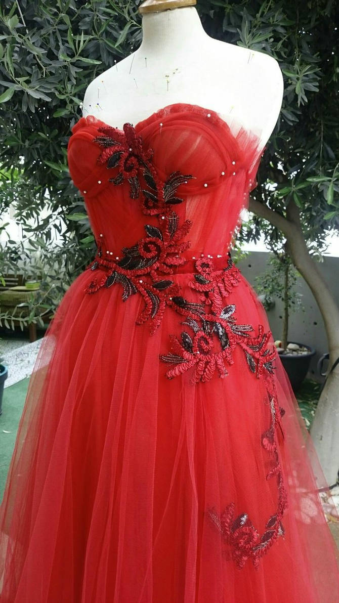 Red Dress Work In Process By Allada On Deviantart