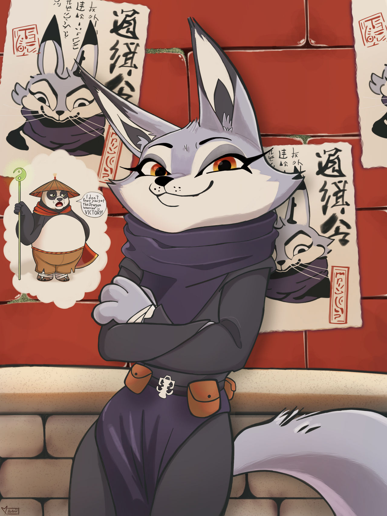 Kung Fu Panda 4 Zhen The Grey Fox Girl By Bellen100000 On Deviantart