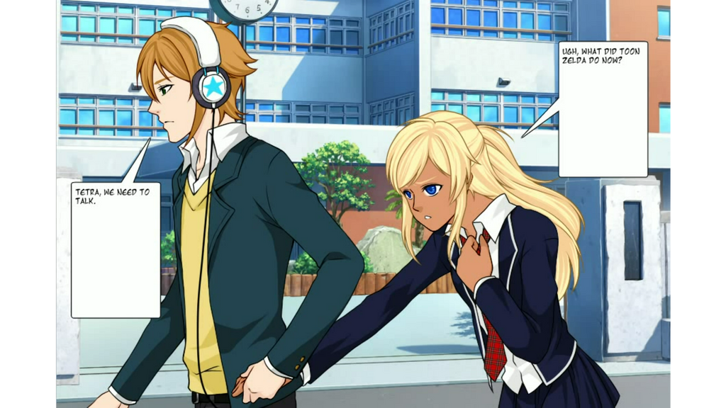 Toon Link And Tetra School Days 9 By Toonangel On Deviantart