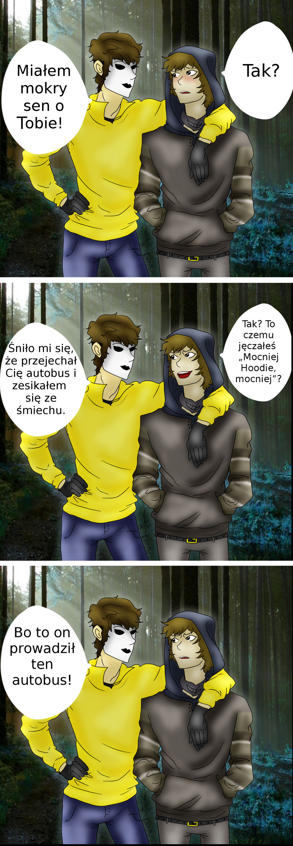 Creepypasta Ticci Toby And Masky 2 By Sarahhope100 On Deviantart