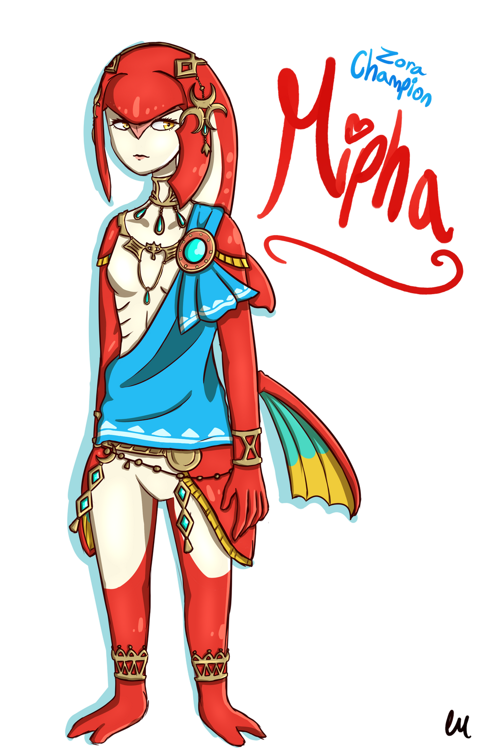 Mipha Fanart By Fatpikachu10 On Deviantart