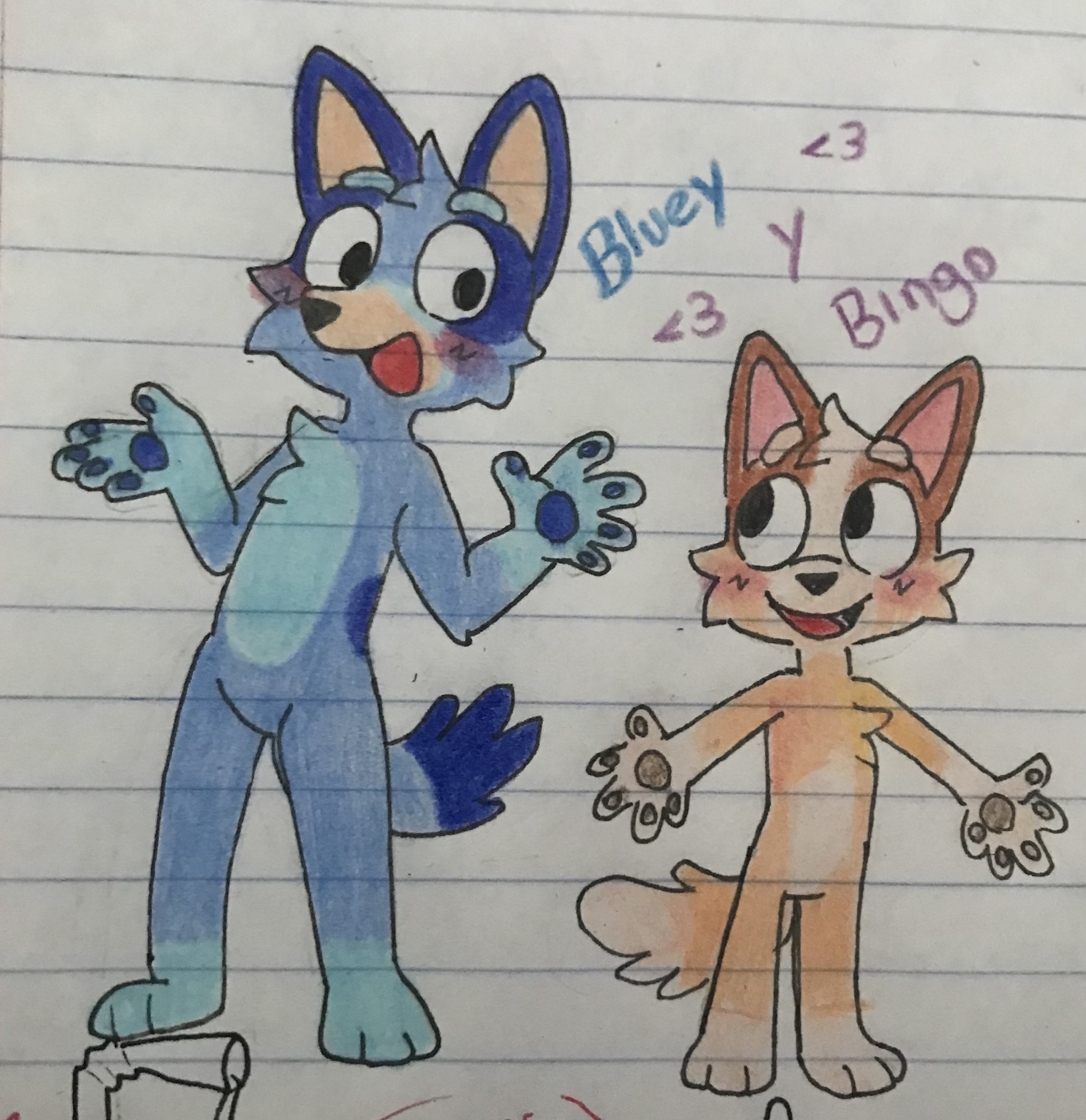 Bluey Y Bingo By Foxstarlight005 On Deviantart