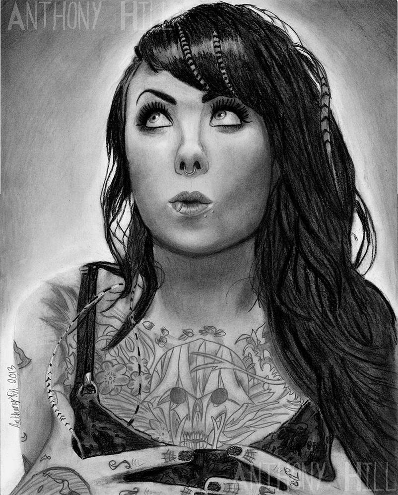 Megan Massacre Charcoal By Wanted75 On Deviantart