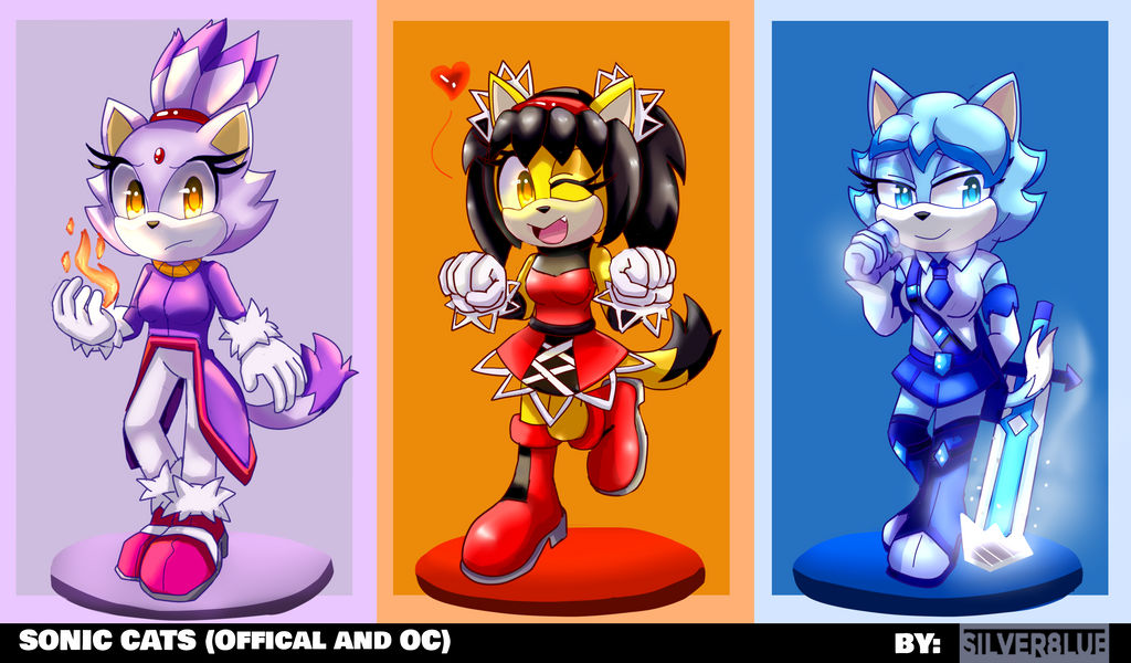 Sonic Cats Official And Oc By Silver8lue On Deviantart