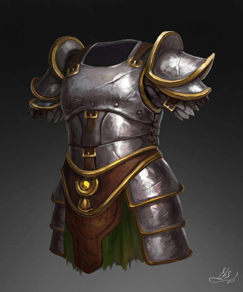 Silver Elf Armor By Elistraie On Deviantart