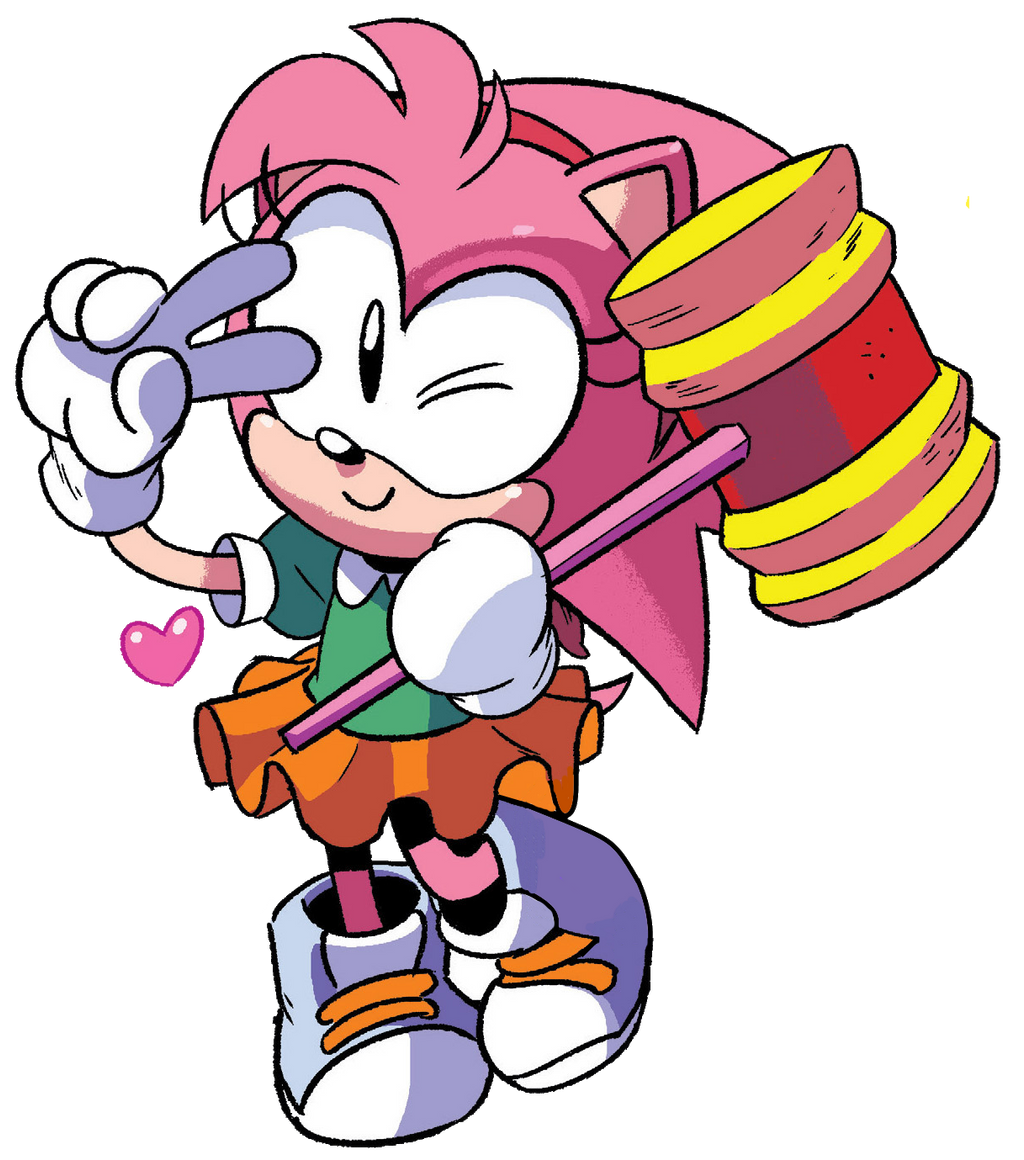 Amy Rose Telling Sonic How Amazing Her Piko Piko Hamm
