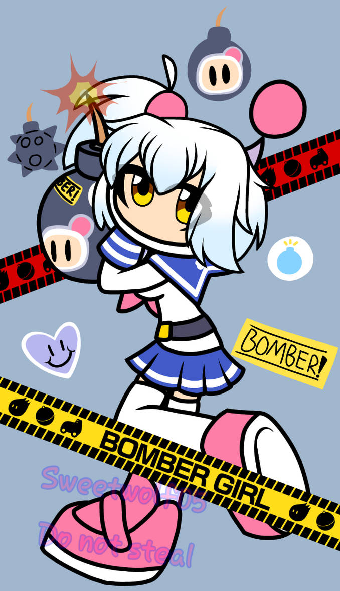 Shiro Bombergirl Super Bomberman R Art Style By Sweetwolf05 On Deviantart