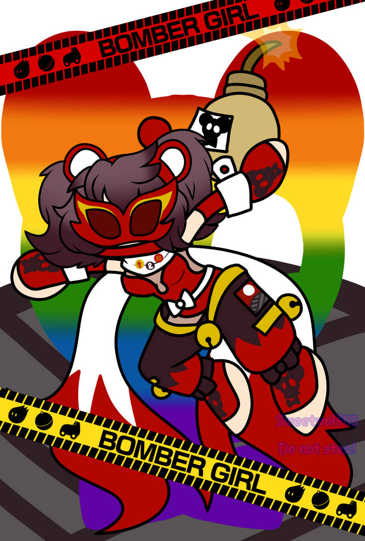 Urushi Bombergirl Super Bomberman R Artstyle By Sweetwolf05 On Deviantart