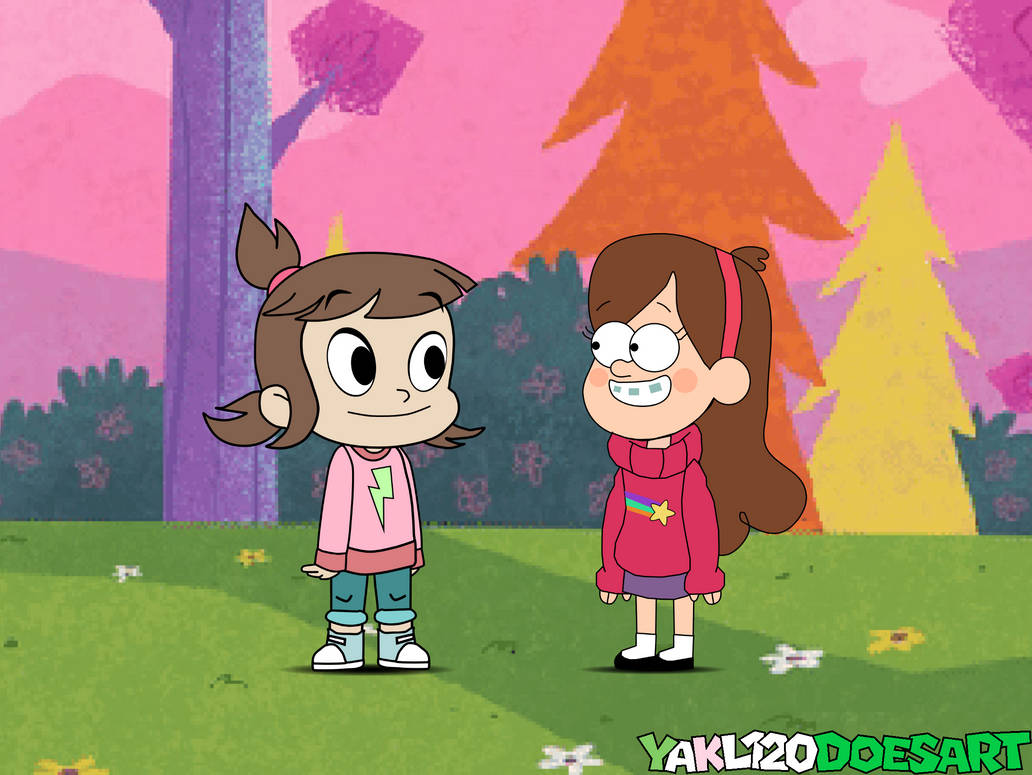 Request Audrey Meets Mabel Pines By Yakl120doesart On Deviantart