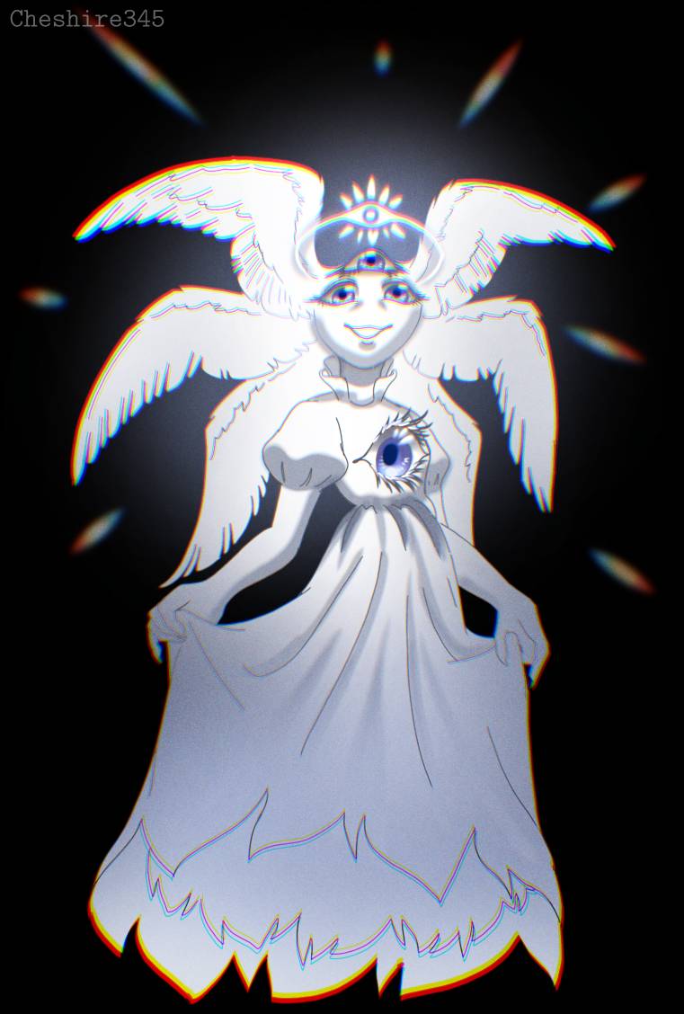 Emilys Biblical Angelic Form Hazbin Hotel By Cheshire345 On Deviantart