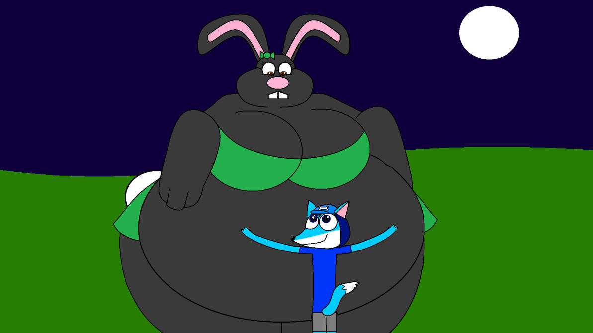 Wrenchy Huging Wererabbit Pancakegirl By Pancakedude On Deviantart